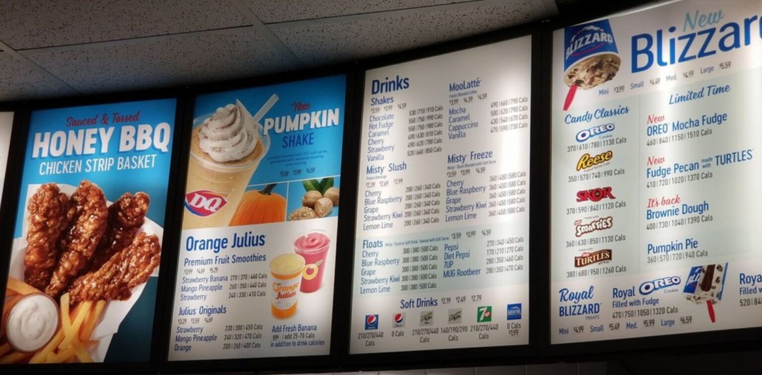 Dairy Queen Menu Canada Latest Price 2023
