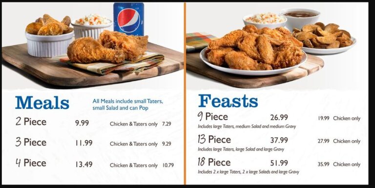 Mary Brown’s Menu Canada & Latest Prices 2023