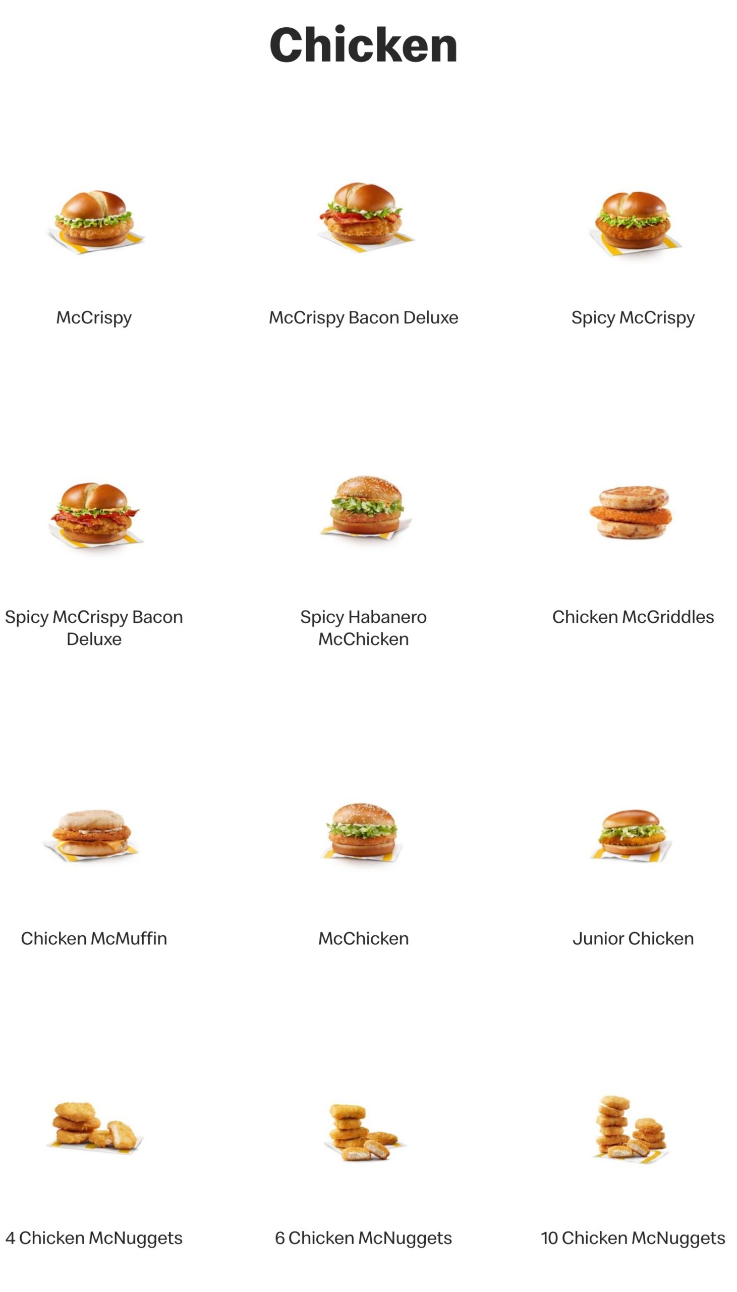 McDonald’s Menu Canada Updated Prices 2023