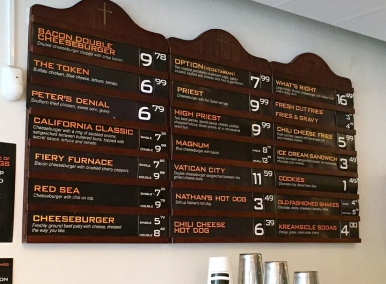 Burgers Priest Menu Canada Prices List 2023