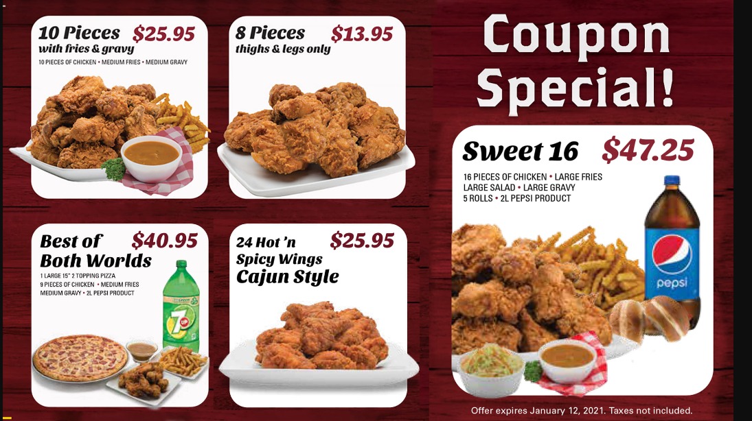 Chicken Delight Menu Canada & Latest Prices 2023