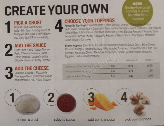 Panago Pizza Menu Canada Prices List 2023