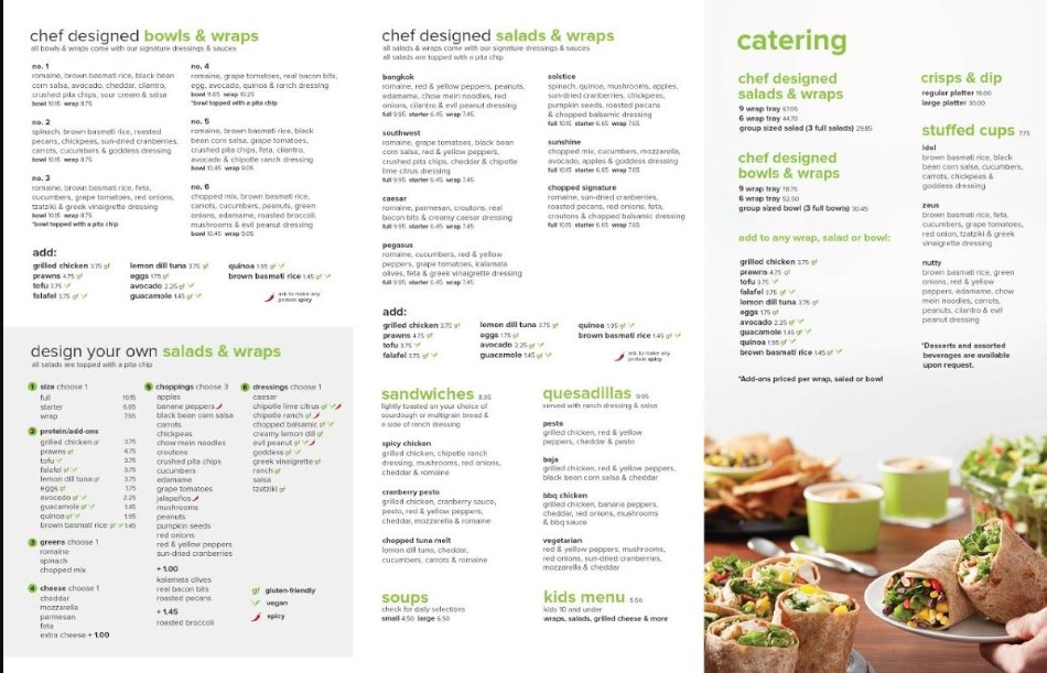 Chopped Leaf Menu Canada Prices List 2023