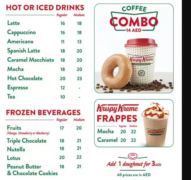 Krispy Kreme Menu Canada Prices List 2023