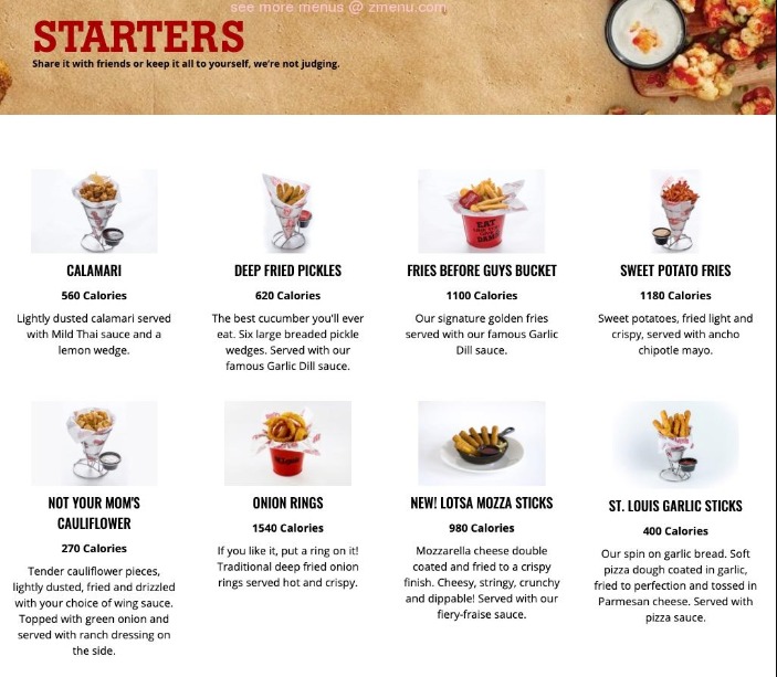 St Louis Menu Canada Prices List 2023