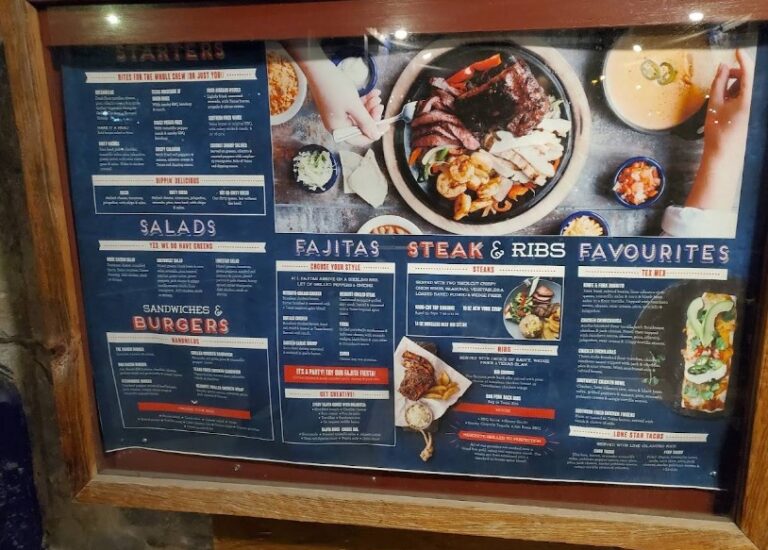 Lone Star Canada Menu & Prices List 2023