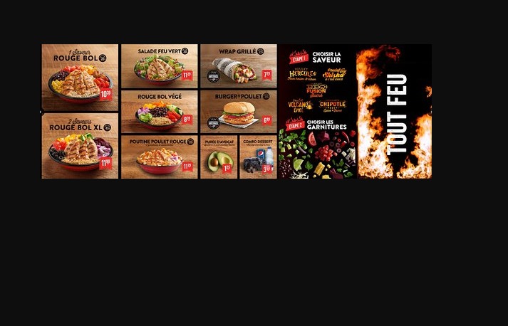 Poulet Rouge Menu Canada Prices List 2023