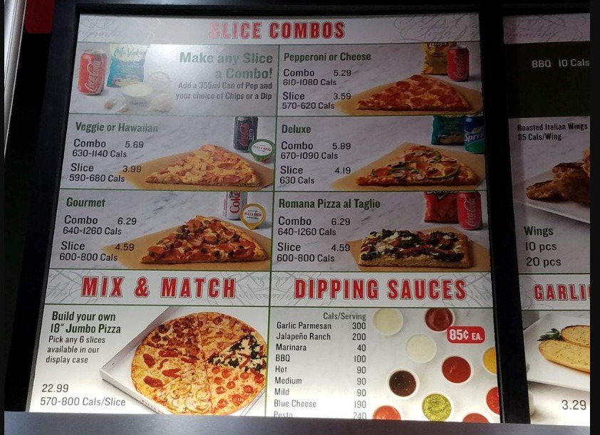 Pizza Nova Menu Canada Prices List 2023