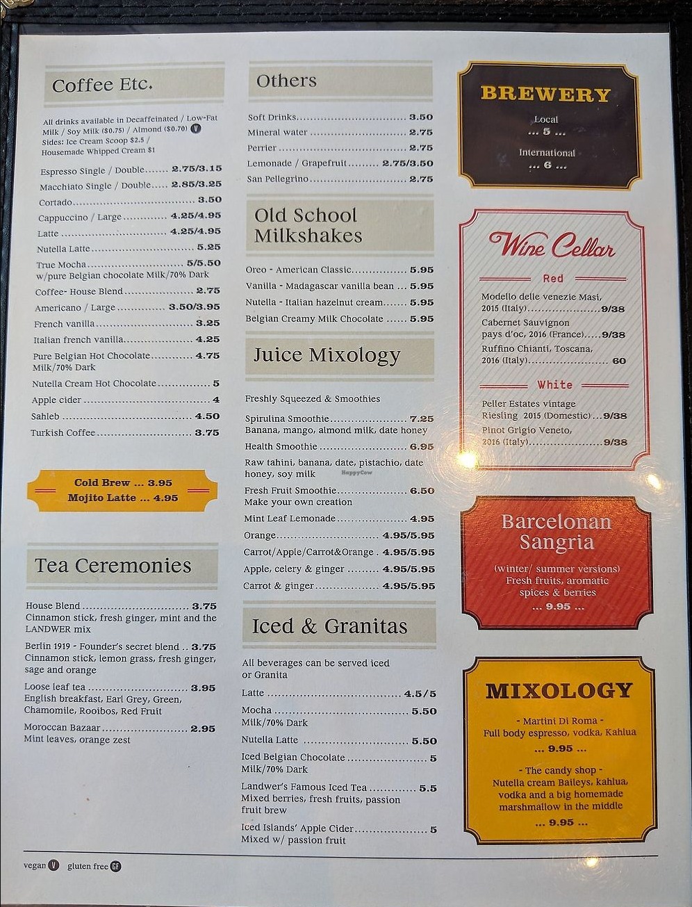 Cafe Landwer Menu Canada & Latest Prices 2023
