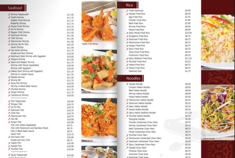 China Cottage Restaurant Menu Canada & Latest Prices 2023