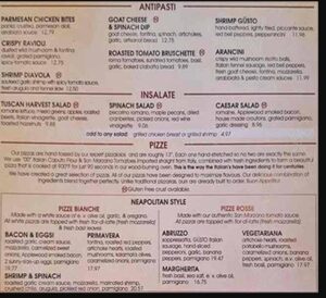 Gusto Menu Canada & Updated Prices 2023