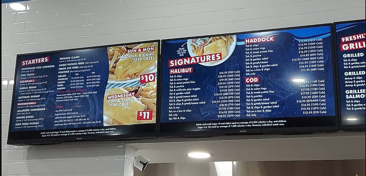 Halibut House Fish & Chips Menu Canada Prices List 2023